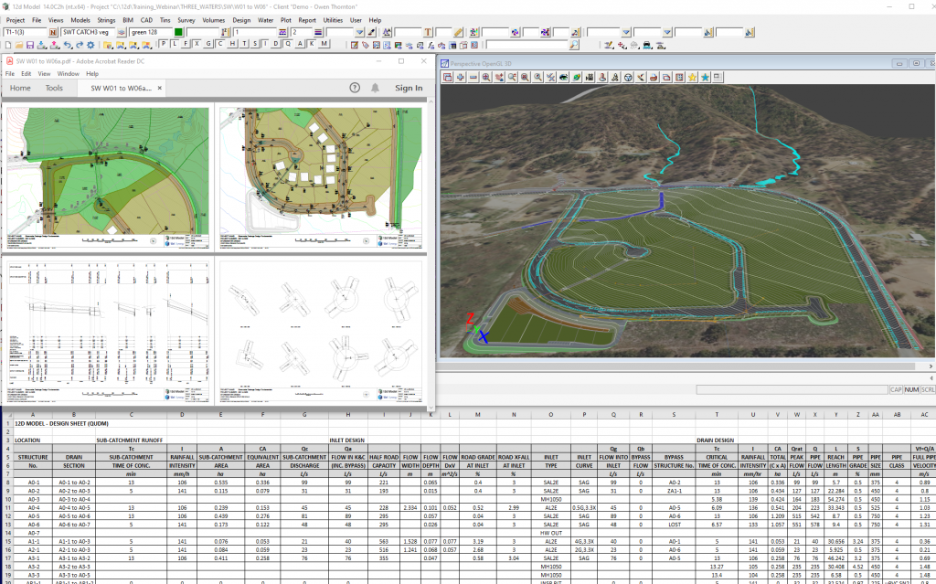 Project Review and Delivery - Stormwater Projects - 12d Solutions Pty Ltd